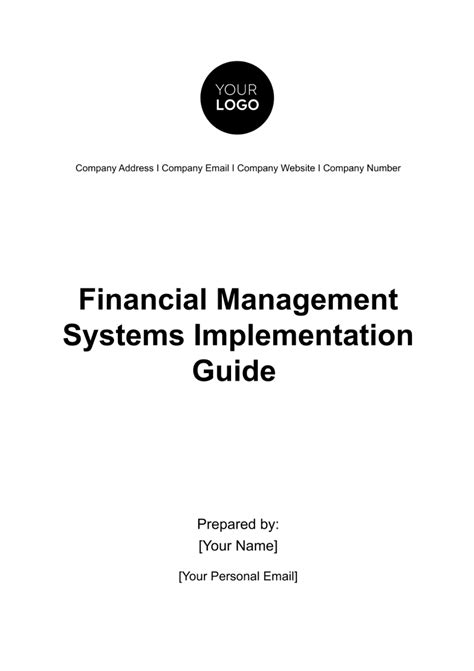 Free Financial Management Systems Implementation Guide Template To Edit Online