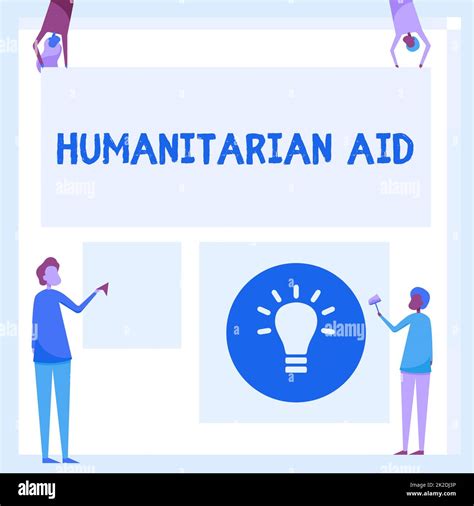 Inspiration Showing Sign Humanitarian Aid Business Idea Immediate