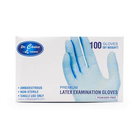All Dr Choice Premium Latex Examination Gloves Medium