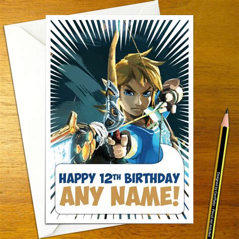 Free Printable Legend Of Zelda Birthday Cards Download Free Printable