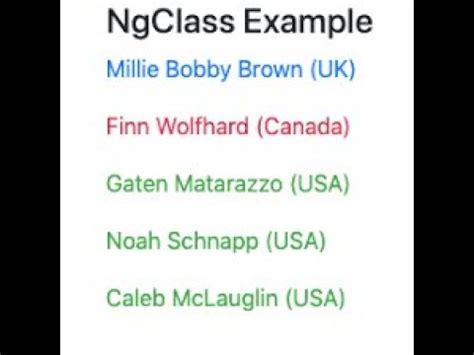NgClass Way To Assign CSS Classes In Angular YouTube