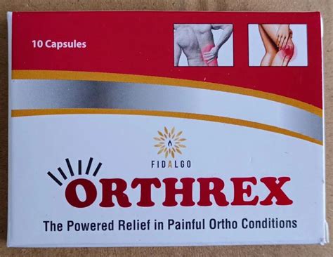 Fidalgo Orthrex Painful Capsules At ₹ 100bottle Ssl Rheumatic Fresh