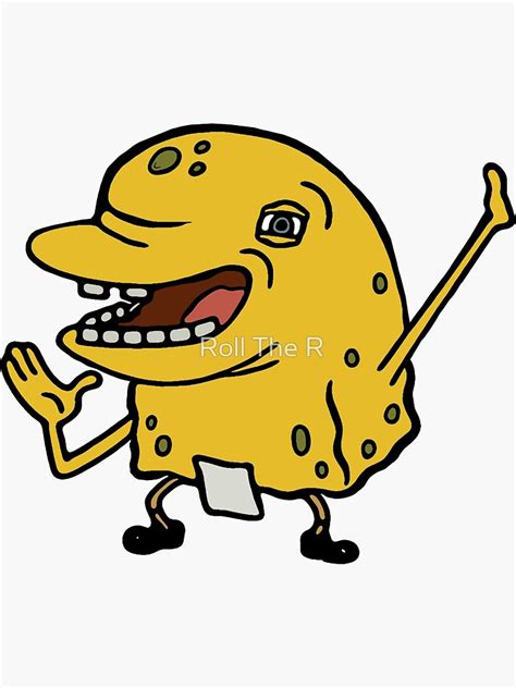 Spongebob Dolphin Sticker For Sale By Dgcio Redbubble
