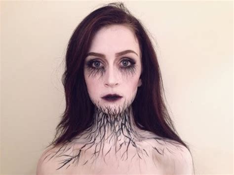 Infected Veinsvines Halloween Makeup Tutorial Youtube