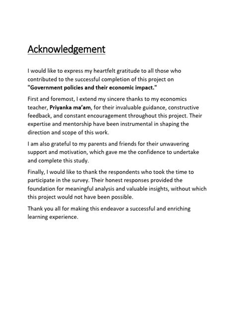 Acnowledgement And Certificate Pdf