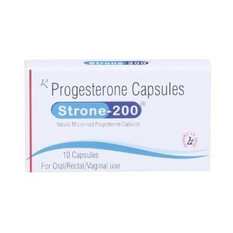 Strone 200 Mg Capsules At ₹ 250strip Progesterone Capsules In Pune