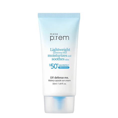 Солнцезащитные кремы MAKE P:REM Крем для лица солнцезащитный SPF 50+ PA ...