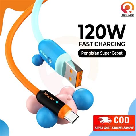 Ro Acc Nvn Kd Candy Colour Kabel Data Charger Type Tipe C W Fast Charging Lazada Indonesia
