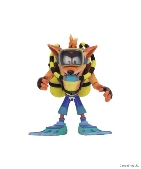 Фигурка из игры Crash Bandicoot Крэш Crash Scuba Gear Deluxe Version