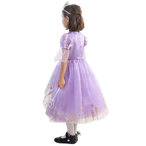Disney Rapunzel Costume Girls Rapunzel Fancy Dress Cosplay Cosplay