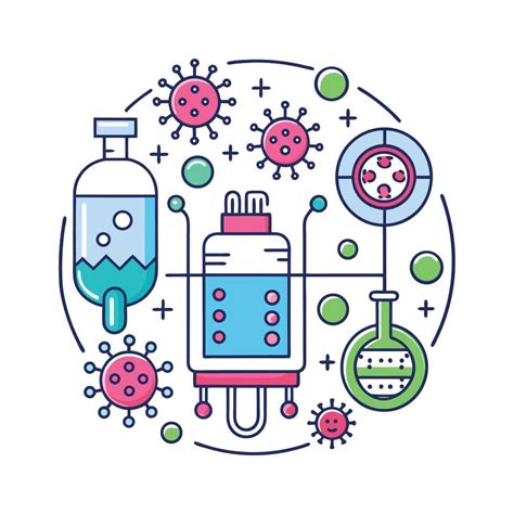 Bacterial Contamination In Hospital Equipment 59092594 Vector Art At Vecteezy