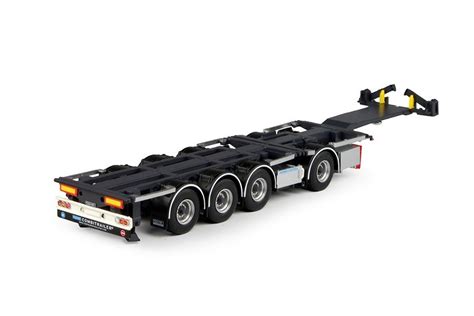 Tekno 65879 Rimorchio Container 4 Assi Tekno