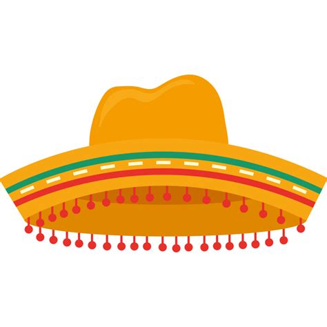 Mexican Hat Icon Isolated 55364849 Png