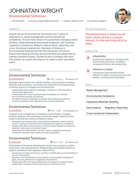Engineering Technician Resume Examples