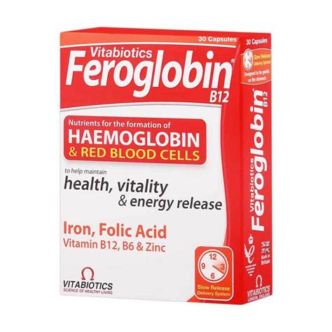 Feroglobin Capsules Buy Vitabiotics Feroglobin B12 Capsules Life