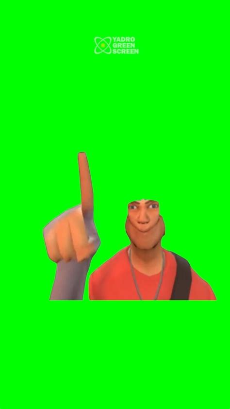 Green Screen Nuh Uh Meme Scout Moves His Finger Meme Free Funny