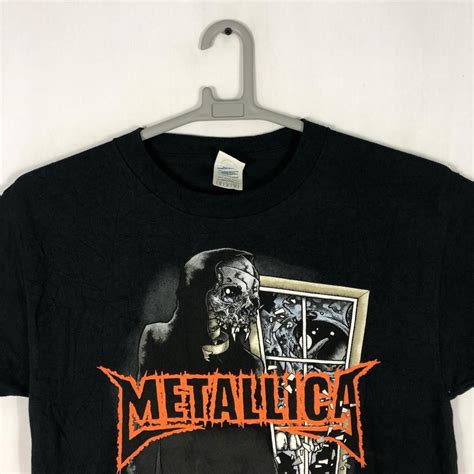 Vintage Metallica Pushead Mens Fashion Tops And Sets Tshirts And Polo