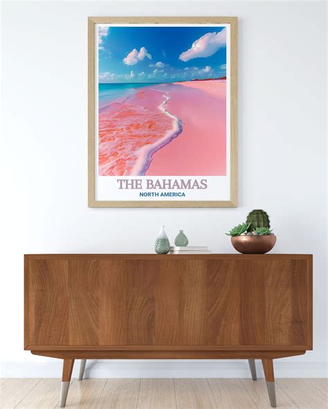 The Bahamas Travel Print Harbour Island Art And Caribbean Wall Art