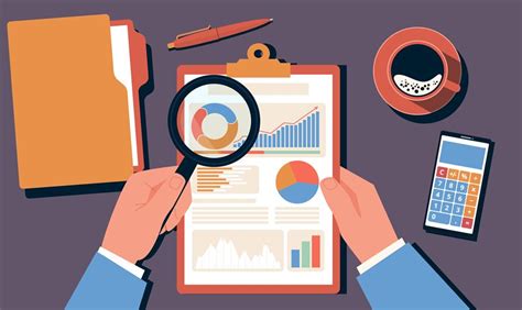 Businessman Conducts Data Analysis And Financial Calculations Man Exa