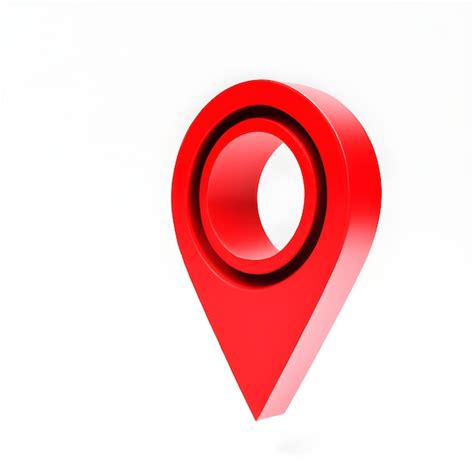 premium photo 3d red map pointer pin ai generated