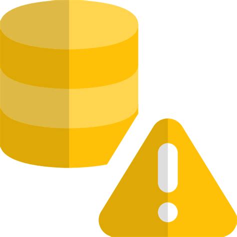 Database Alert Warning Danger Icon Download On Iconfinder