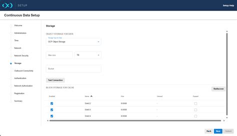 Gcp Object Storage Setup