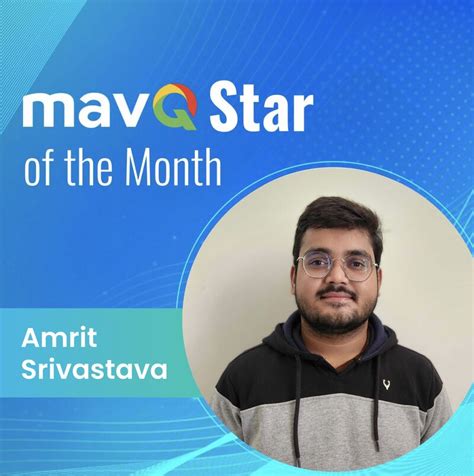 mavq on linkedin we are thrilled to announce that amrit srivastava
