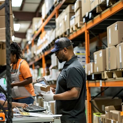 Premium Photo A Team Using An Erp System To Manage Inventory And