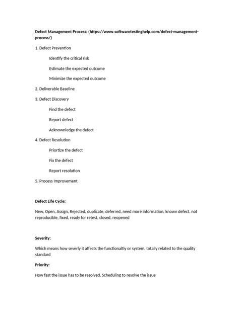 Manual Testing Preparation Pdf Software Testing It Service Management