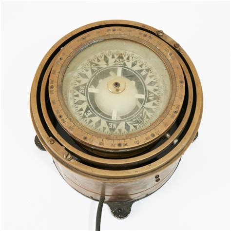 First Half Of The 20th Century Liquid Compass With Three Axis