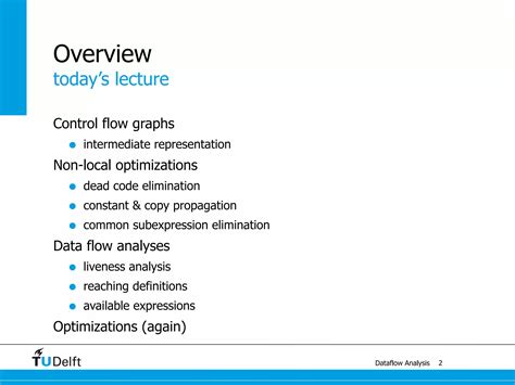 Dataflow Analysis Pdf