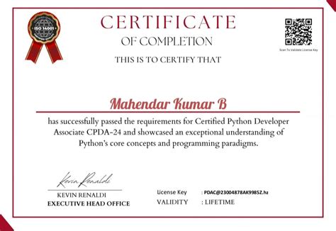 Finished Cpda 24 Program With Python Skills Mahendar Kumar Posted On
