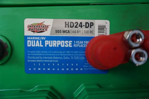 Interstate Hd24 Dp Deep Cycle Marine Battery New Measuring Tools