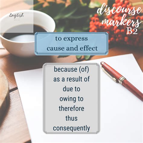 Discourse Markers English On My List