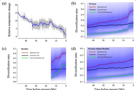 Speciation Extinction And Net Diversification Rates Through Time
