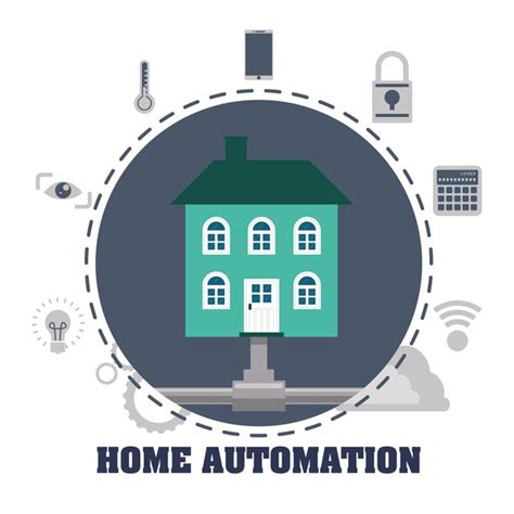 Projeto De Automação Residencial Vetor Premium