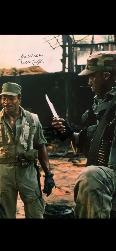 Mac And Dillon In Predator 1987 Carl Weathers On Set Predator