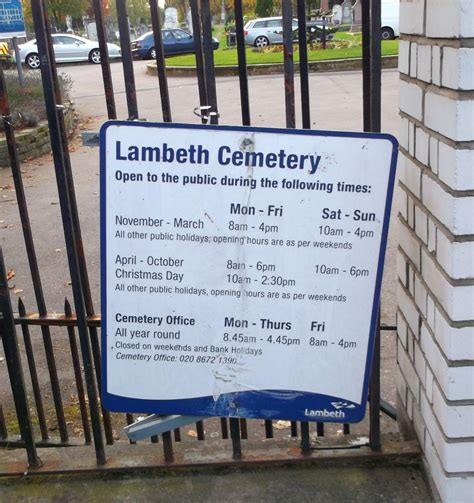 Lambeth Cemetery And Crematorium In Tooting Greater London Find A