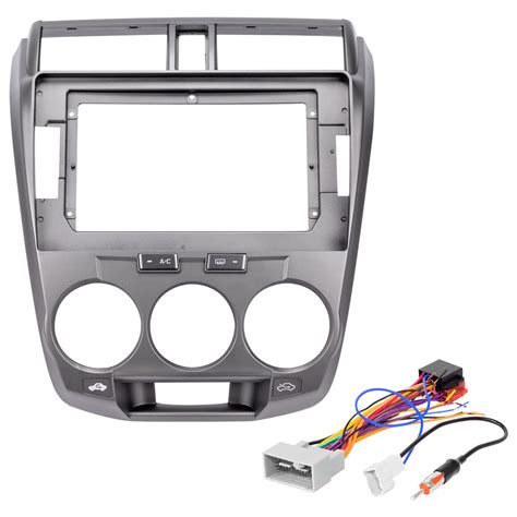 Kit Moldura 9 Polegadas Honda City 2008 Á 2013 Ar Analógico Ou Digital