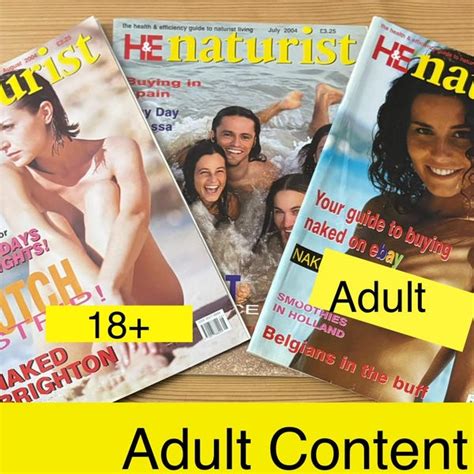 Vintage Naturist Magazines Etsy