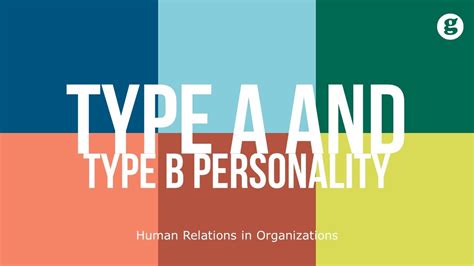 Type A And Type B Personality Youtube