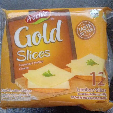 Jual Keju Prochiz Slice Gold Isi 12 Shopee Indonesia