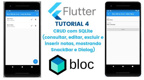 Flutter Bloc Tutorial CRUD SQLite YouTube