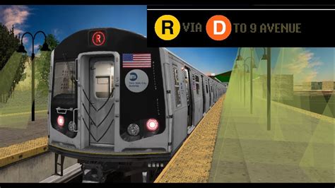 Openbve Special R Train To 9th Avenue Via West End R160b Siemens
