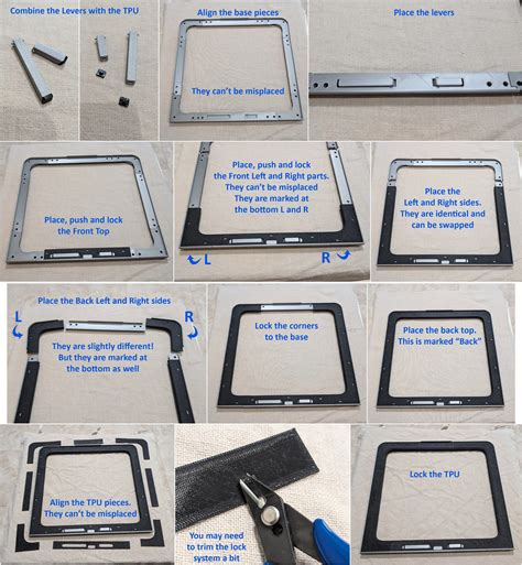 Bambu Lab X1c P1s Led Light Frame And Glass Riser V1 Free 3d Print Model Makerworld