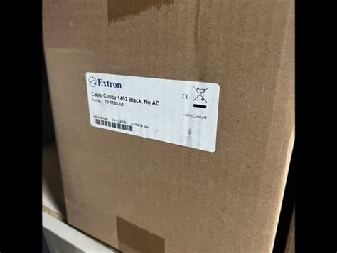 Extron Cable Cubby 1402 Black No Ac 70 1185 02 For Sale Online Ebay