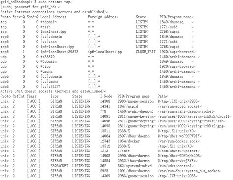 ubuntu netstat 查看端口占用情况 asnjudy 博客园