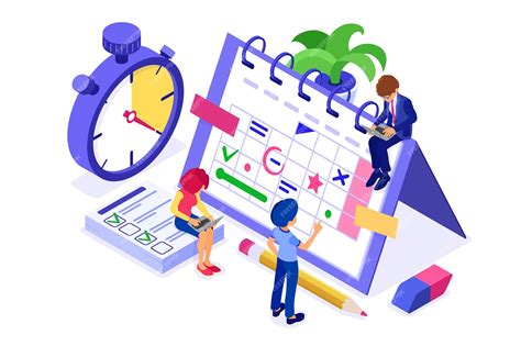 Premium Vector Planning Schedule Illustration