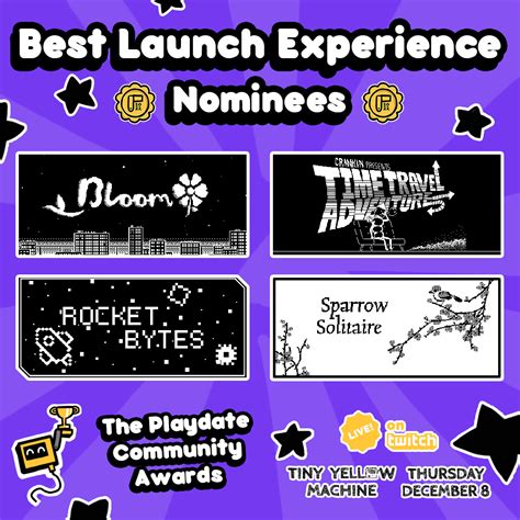 The 2022 Playdate Community Awards Playdate Developer Forum