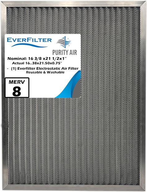 Everfilter 16 38x21 12x1 Electro Static Air Filter 1 Ct Ac Furnace